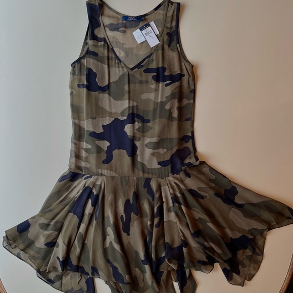 Dresses | Polo Ralph Lauren Camo Print Dress | Poshmark